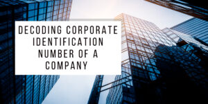 Decoding the Corporate Identification Number of a Company - CA Preeti ...